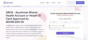 ABHA Card Download By Mobile Number and ABHA Number at abdm.gov.in