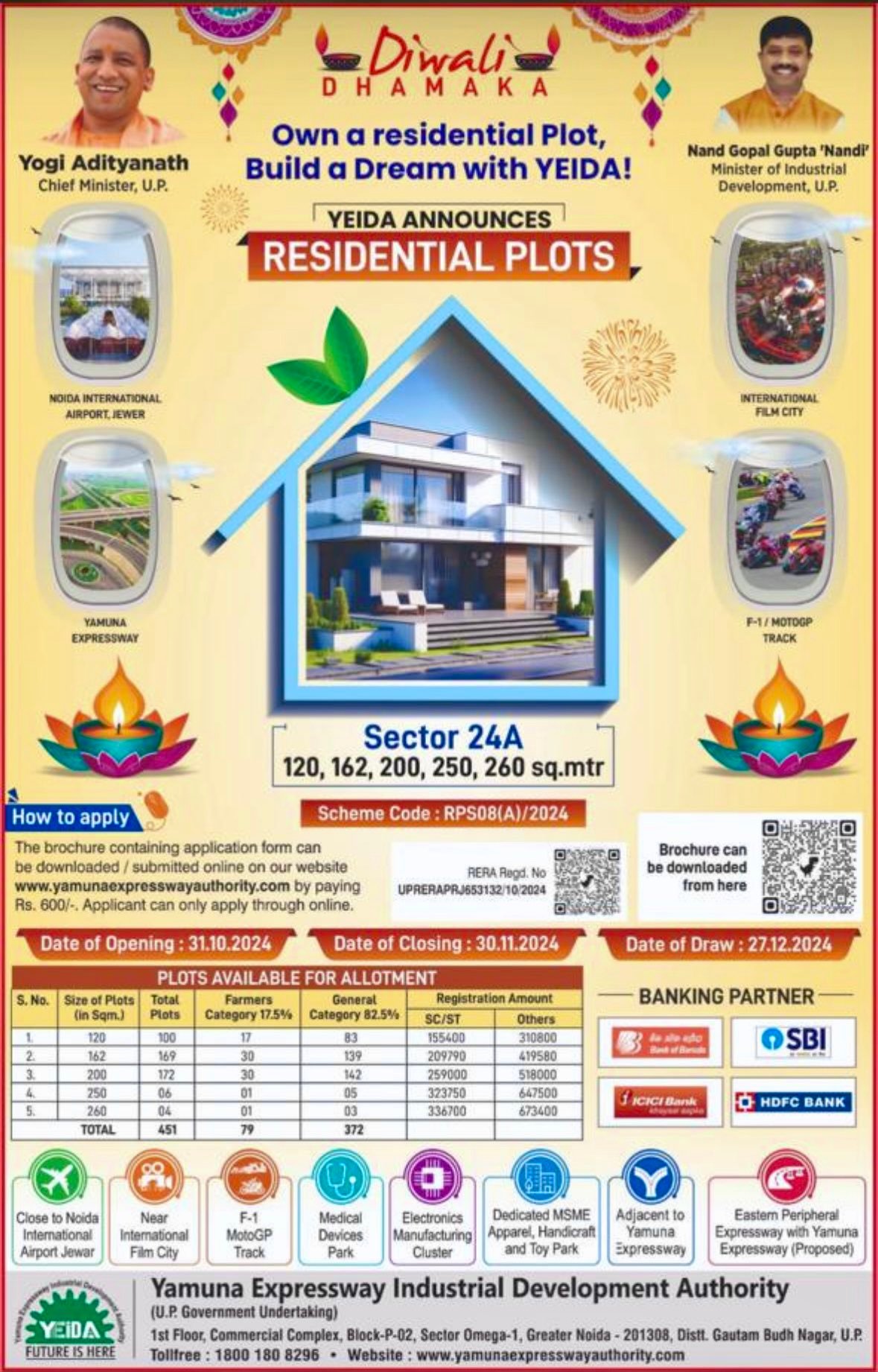 YEIDA 821 Residential Plot Scheme 2025: Apply Online | Price | Last Date